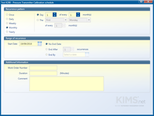 The Instrument Management Schedule – Kelton Software Help