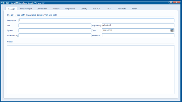 UN-201: Gas USM (Calculated Density, VCF, ECF) – Kelton Software Help